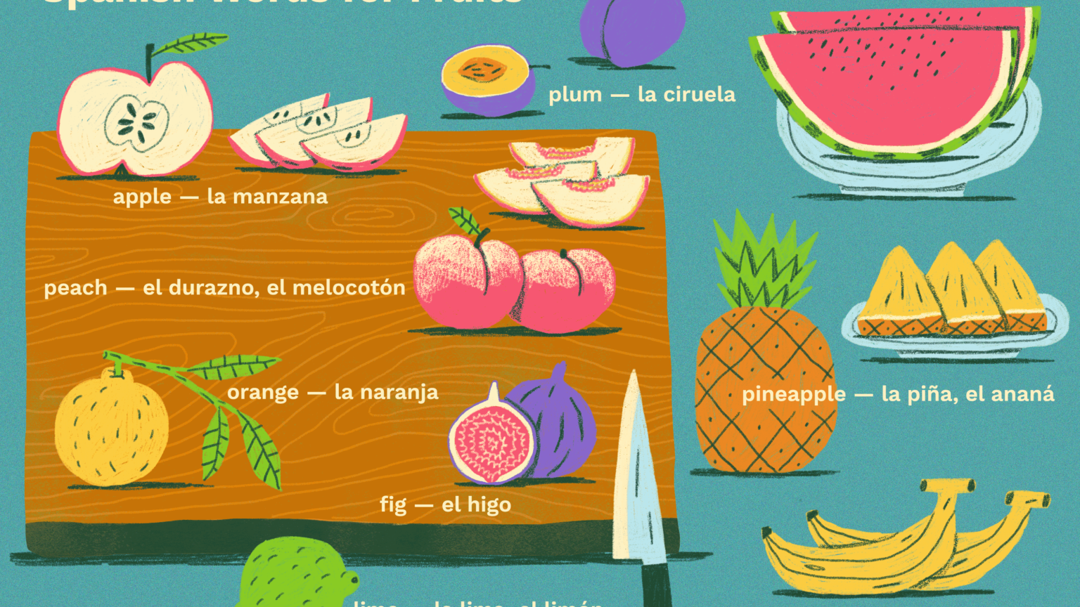 La Comida/ Food - Spanish Grammar Lessons
